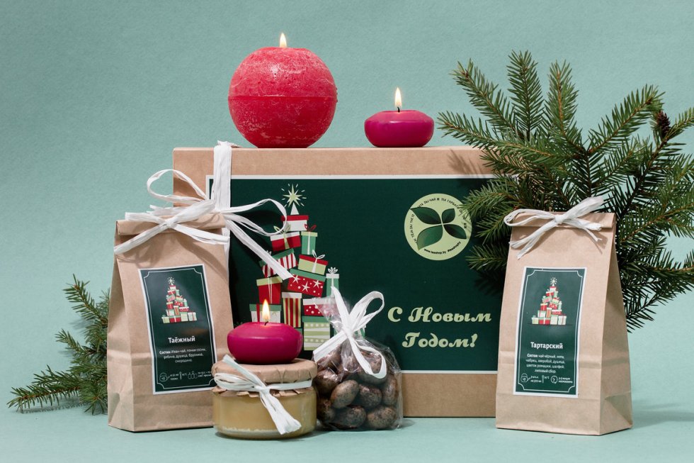 Новогодний набор "Подарки S", N48 • TeaShop.by