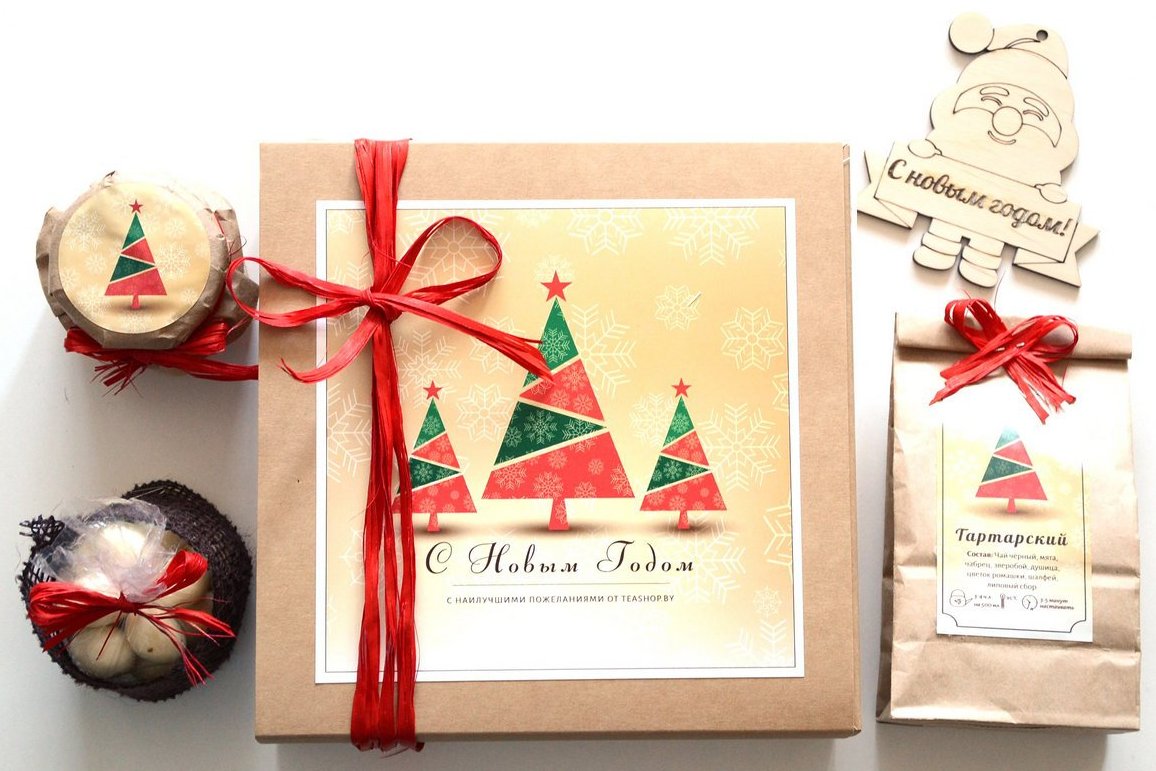 Новогодний набор "Подарки S", N48 • TeaShop.by